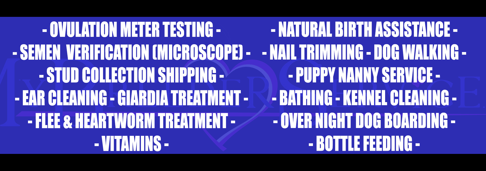 OTHER SERVICES – MYBREEDERSERVICE